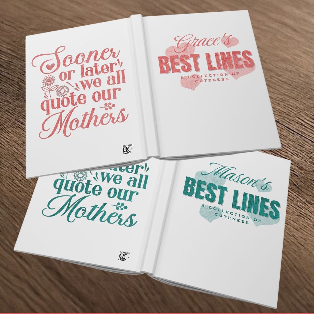 Expecting Mom Journal, Baby Journal Personalized, Baby Journal Keepsake ...