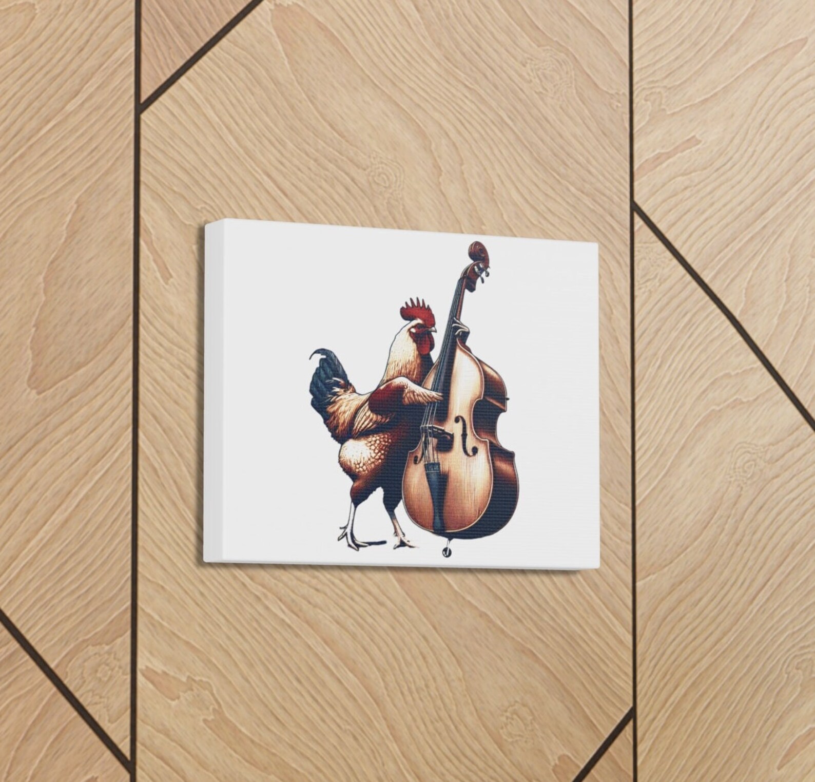 Bass Artwork, Chicken Artwork, Affordable Artwork, Bass Guitar Art ...