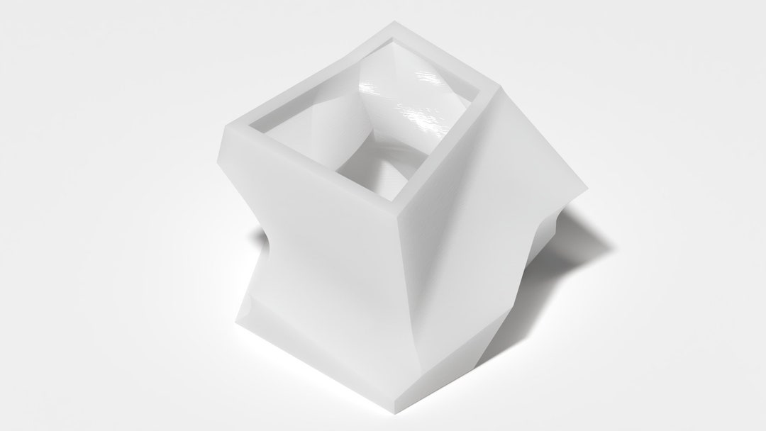 Abstract 3D Printed Vases for Stylish Home Decor Iteration 16 - Etsy