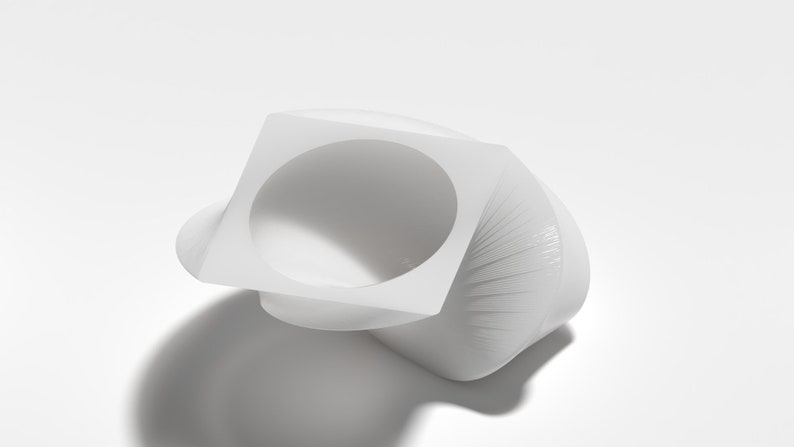 Abstract 3D Printed Vases for Stylish Home Decor Iteration 08 - Etsy