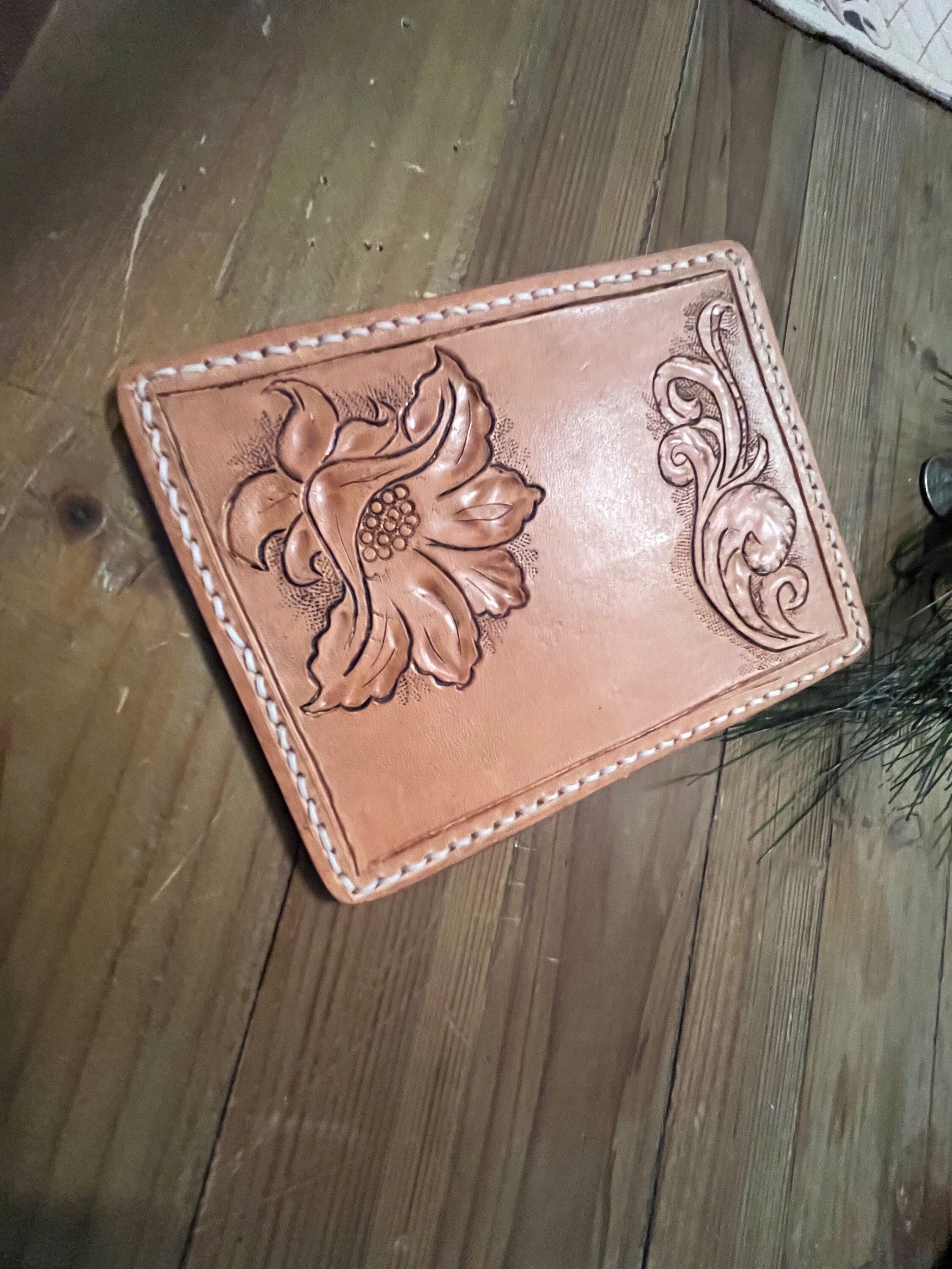 Tooled Card Holder - Etsy