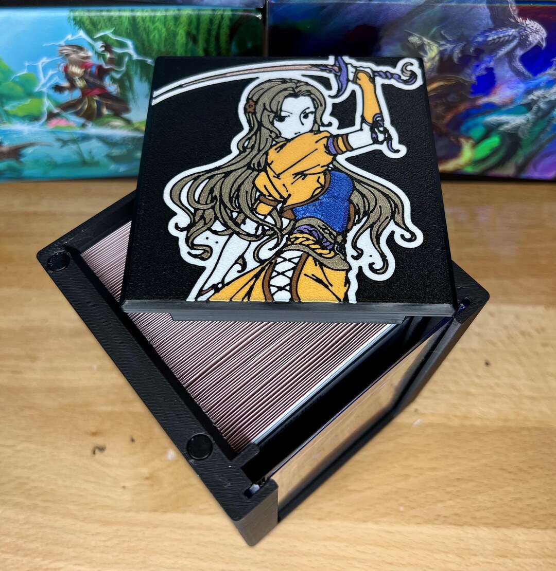 Celes - Magnetic Commander Showcase Deck Box - Etsy