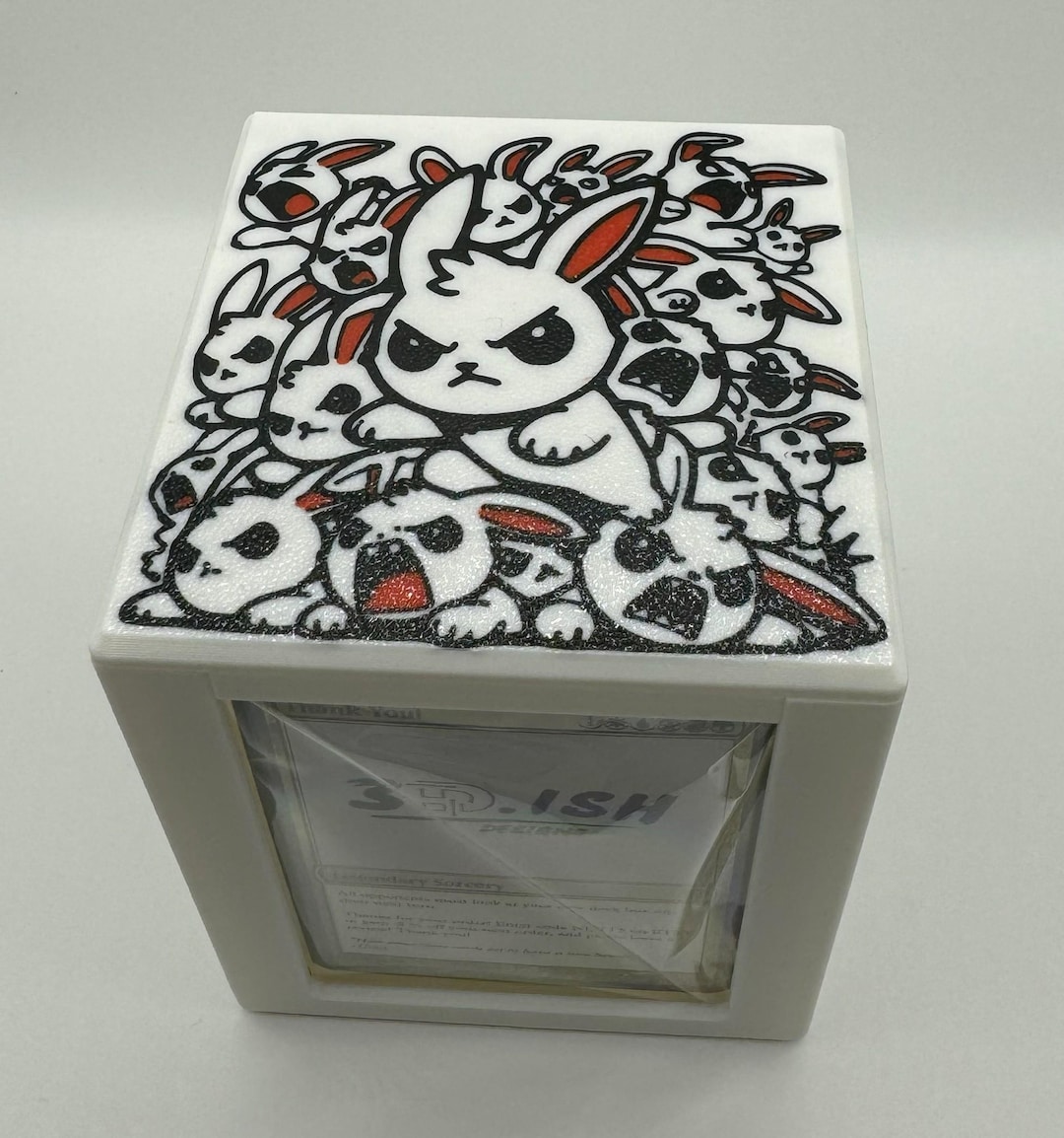 Bunny Theme - Magnetic Commander Showcase Deck Box - Etsy