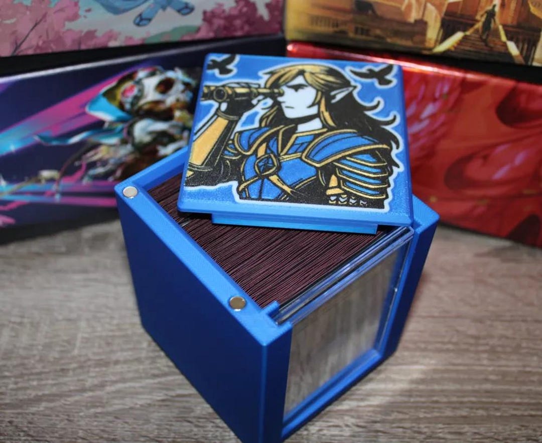 Edric, Spymaster of Trest - Magnetic Commander Showcase Deck Box - Etsy