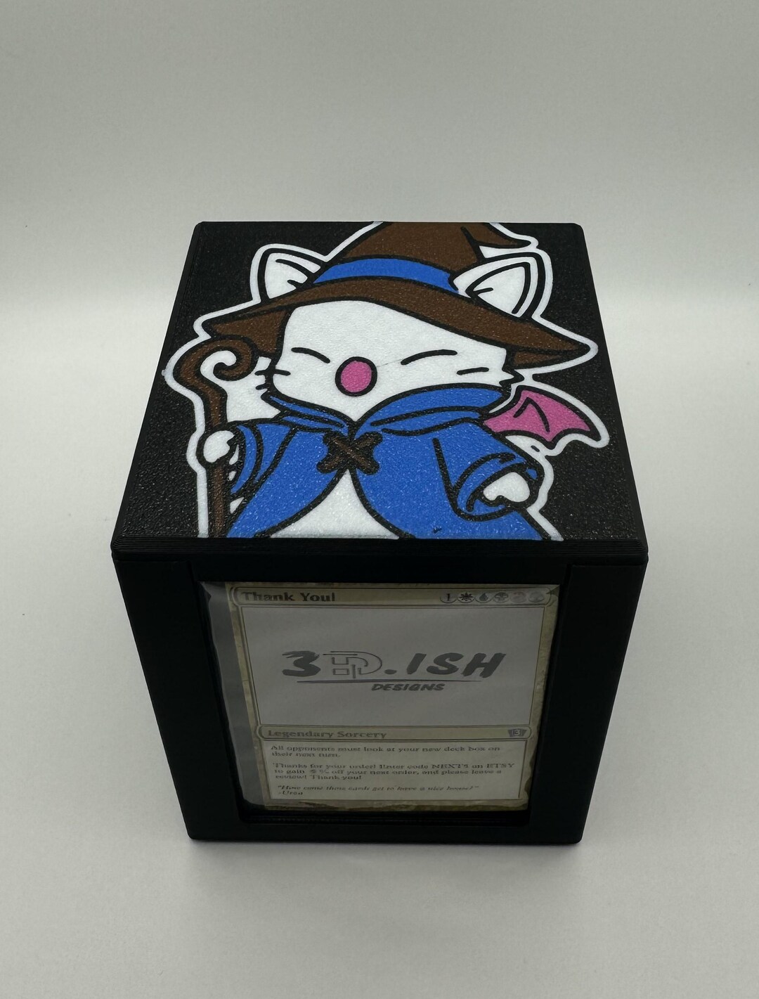 Moogle - Magnetic Commander Showcase Deck Box - Etsy