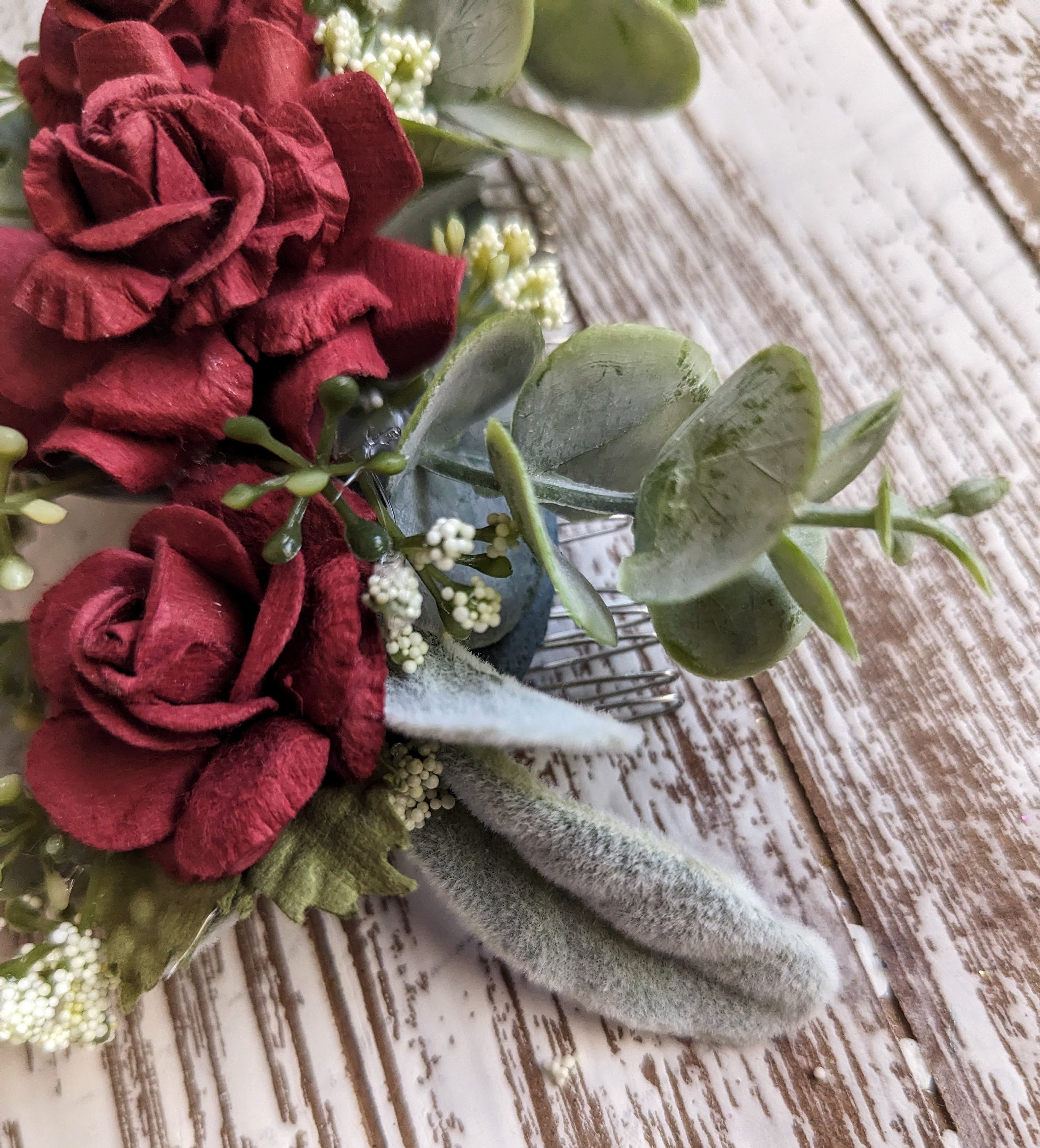 Rosie Rose Hairpiece - Etsy