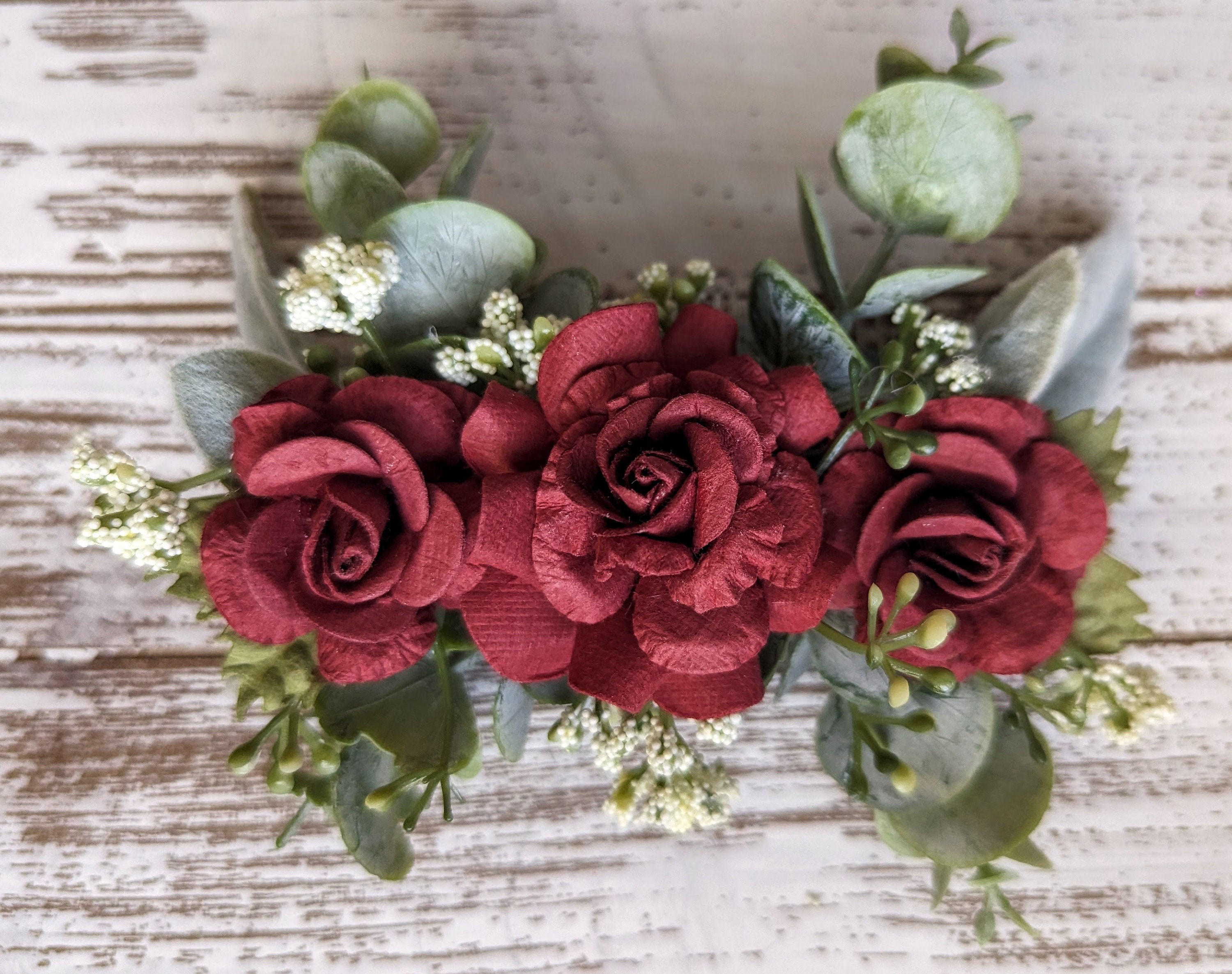 Rosie Rose Hairpiece - Etsy