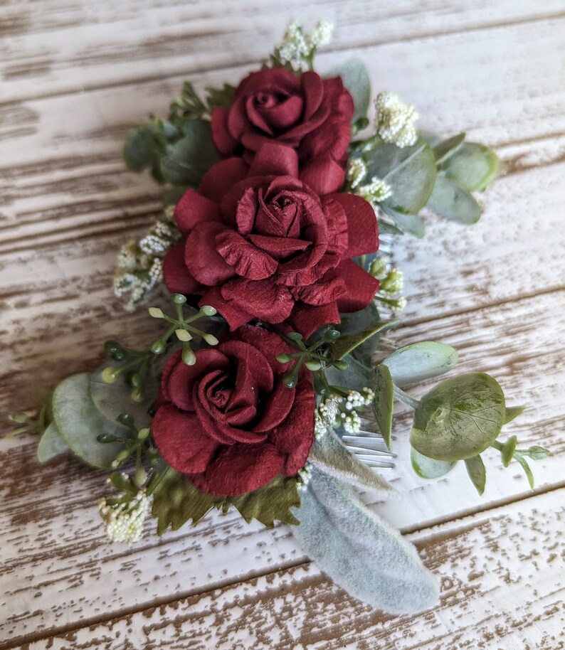 Rosie Rose Hairpiece - Etsy