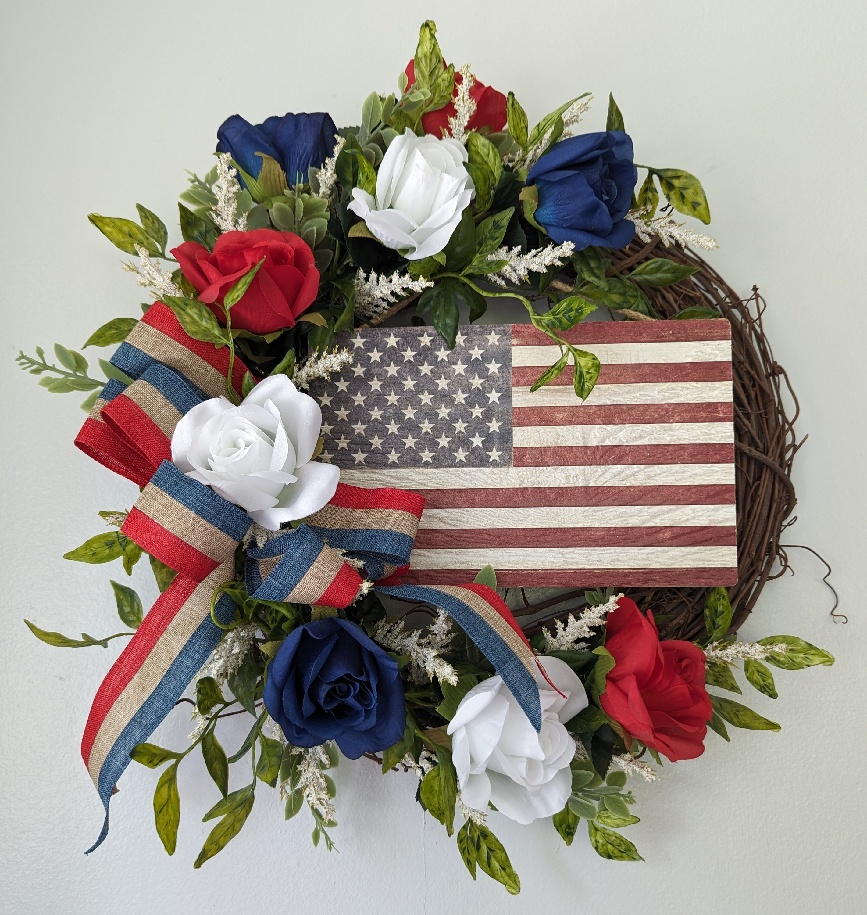 American Flag Wreath - Etsy
