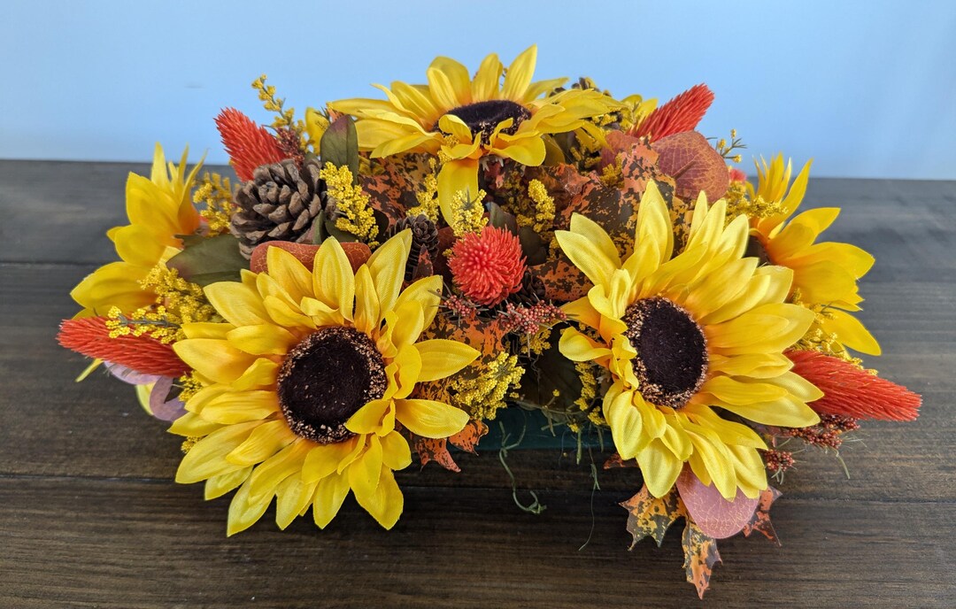 Fall Sunflower Centerpiece - Etsy
