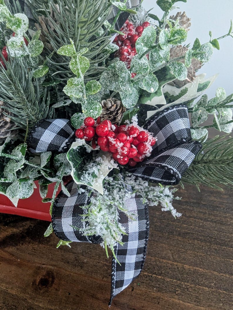 Christmas Tree Farm Truck Plaid Decor - Etsy