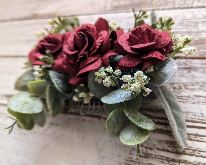 Rosie Rose Hairpiece - Etsy