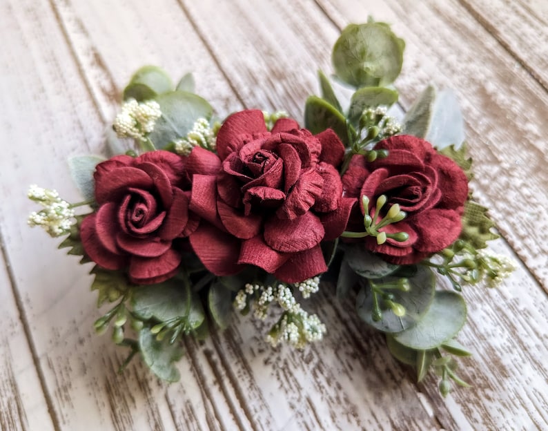 Rosie Rose Hairpiece - Etsy