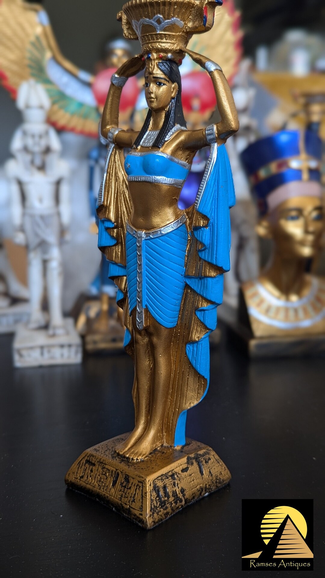 Egyptian Queen Cleopatra Statue, Ancient Egyptian Queen Statue, Dancing ...