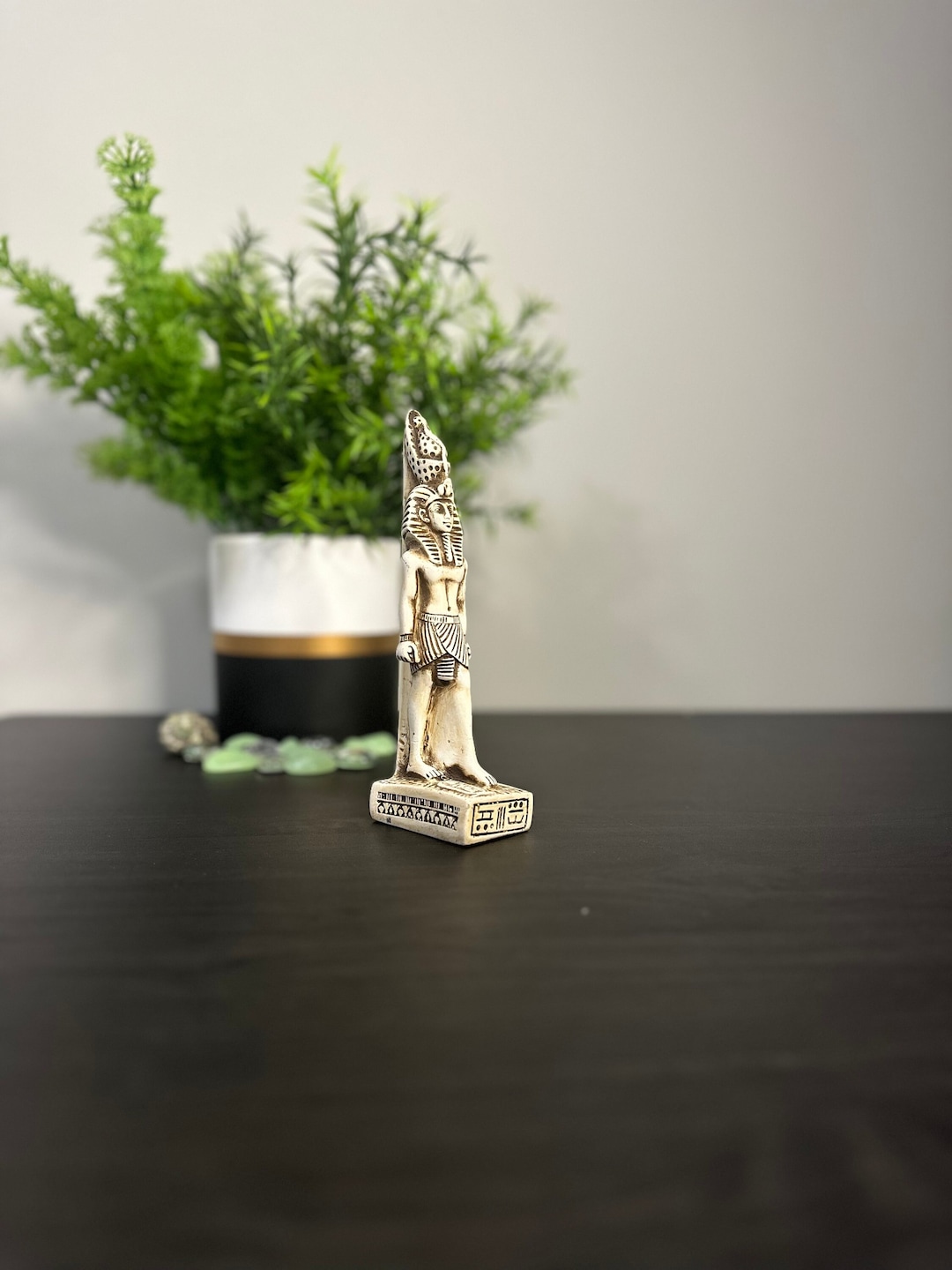 Vintage Anubis Standing Statue, Egyptian God Anubis Statues, Polyresin ...