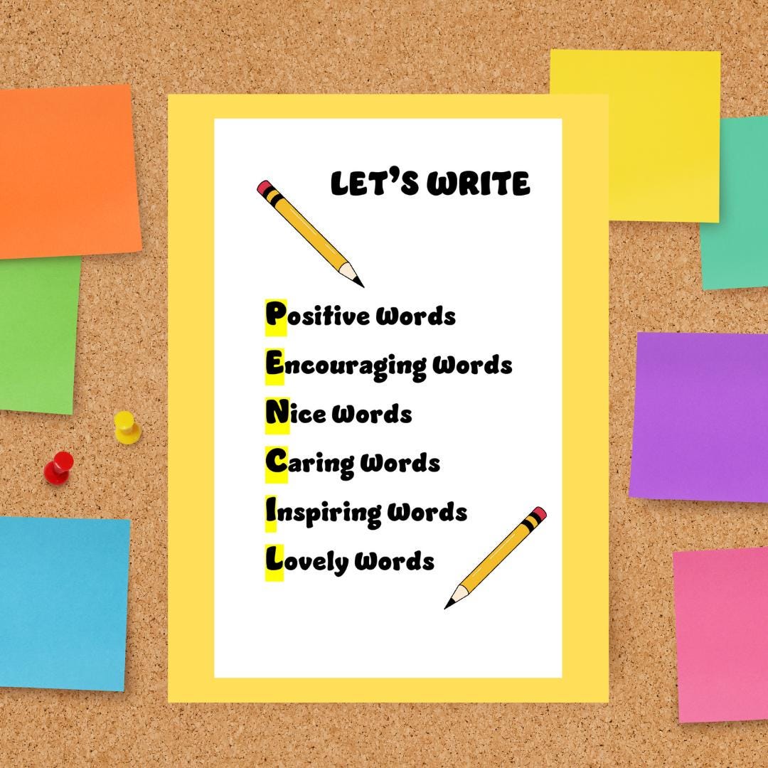 Cute Classroom Poster Print, Homeschool Wall Art Printable- 8.5 X 11 ...