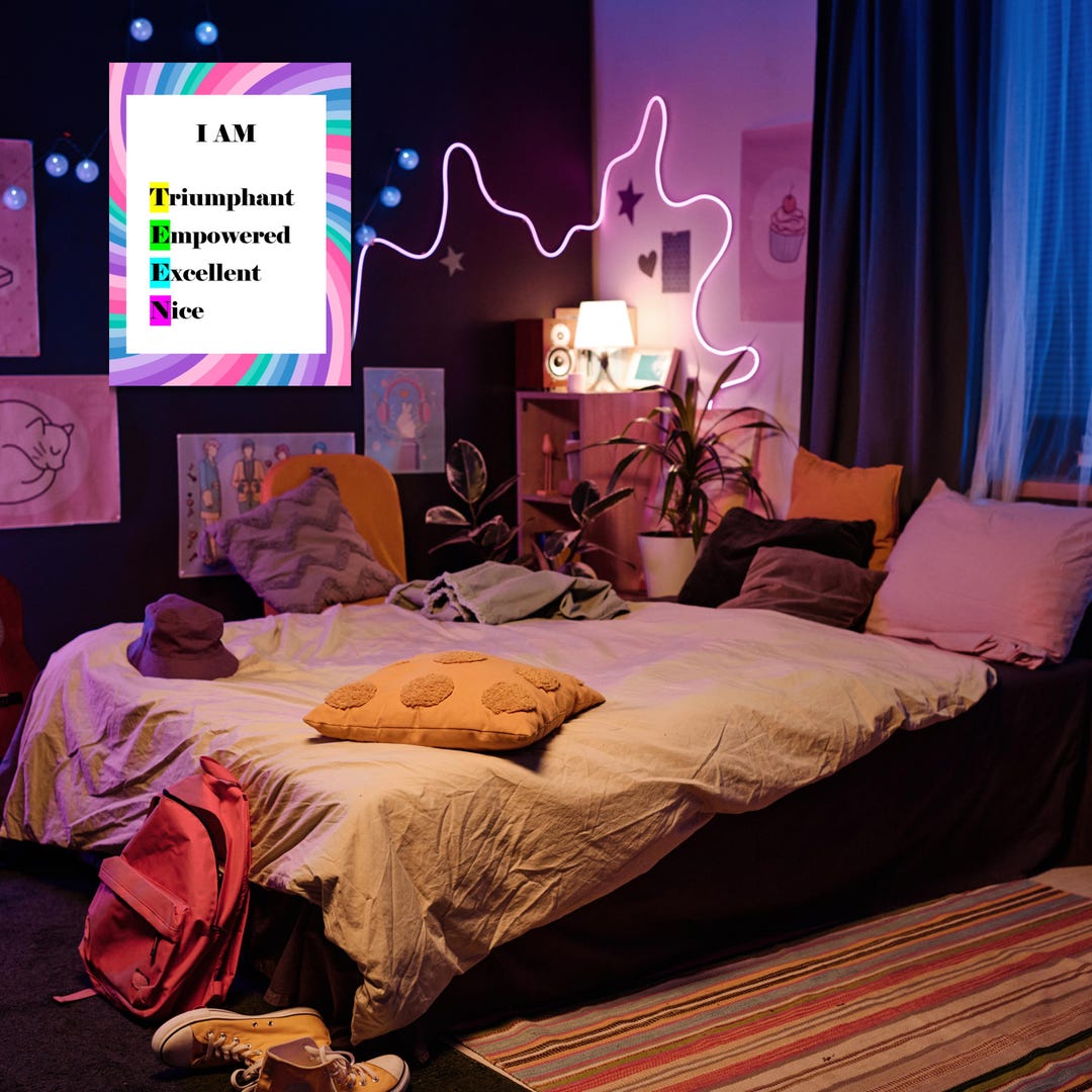 Printable Affirmations Poster for Teenagers, Teen Room Decor, Unique ...