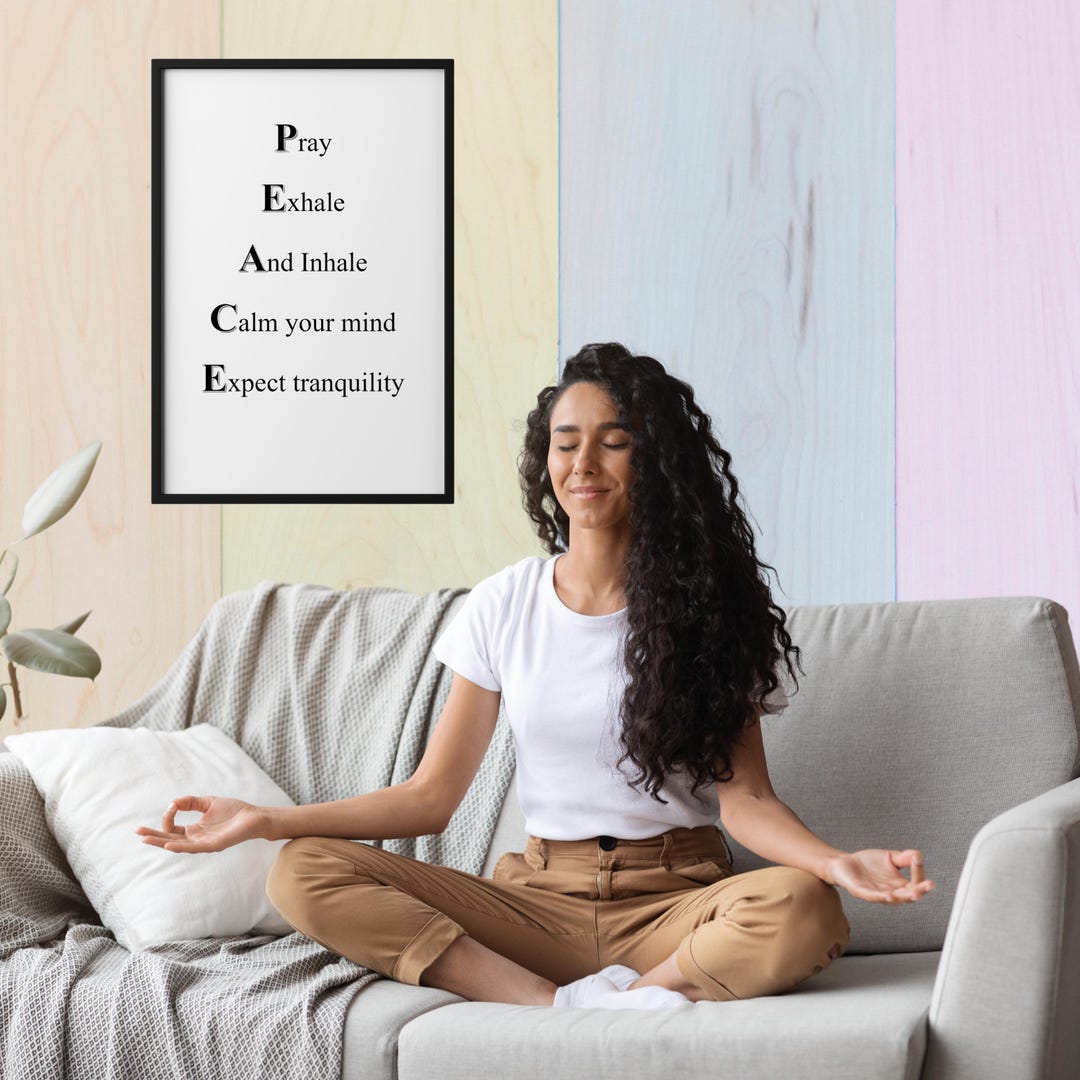 Peace: Printable Poster, Thoughtful Housewarming Gifts, Wall Art for ...