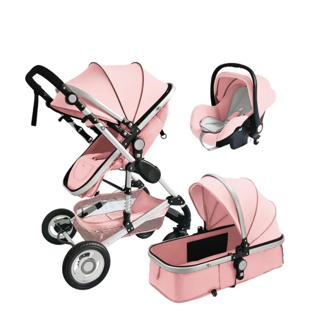 Luxury High Landscape Stroller Pink - Etsy