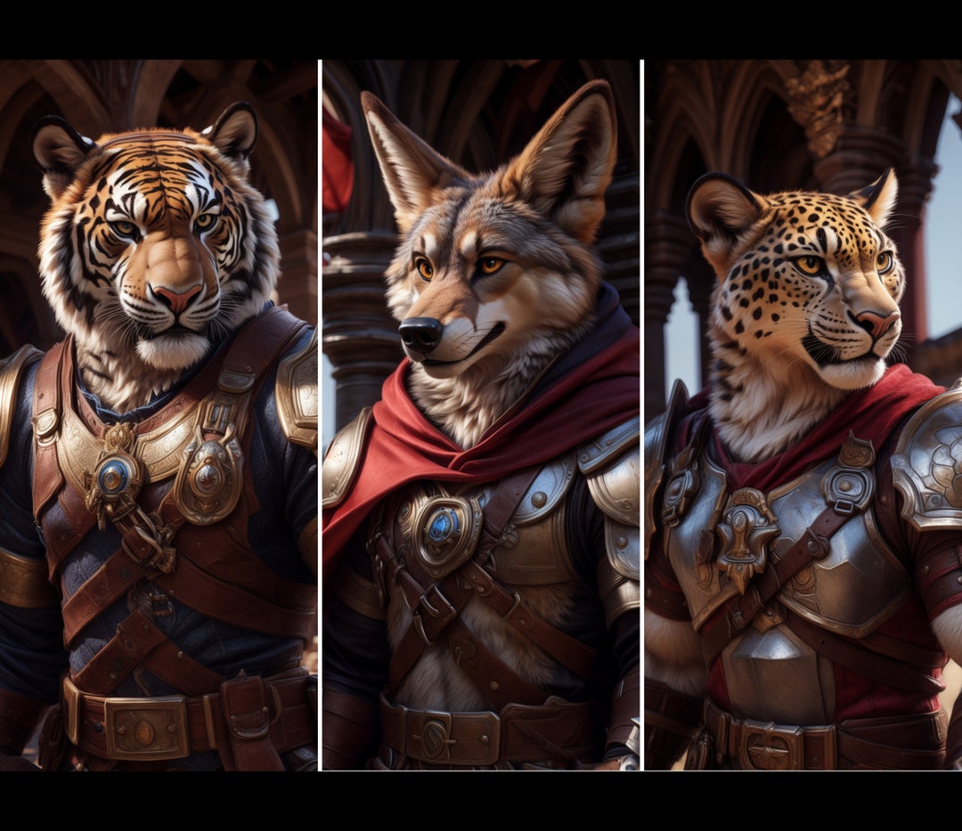 60 SFW Knight Furries - Instant Digital Download HD Images - Etsy