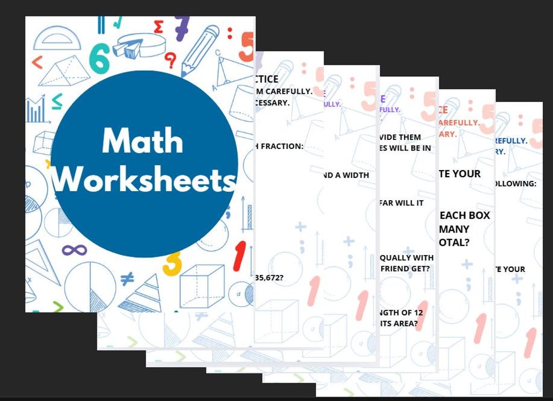Math Skills for 4th Graders: Worksheets & Answer Keys! - Etsy