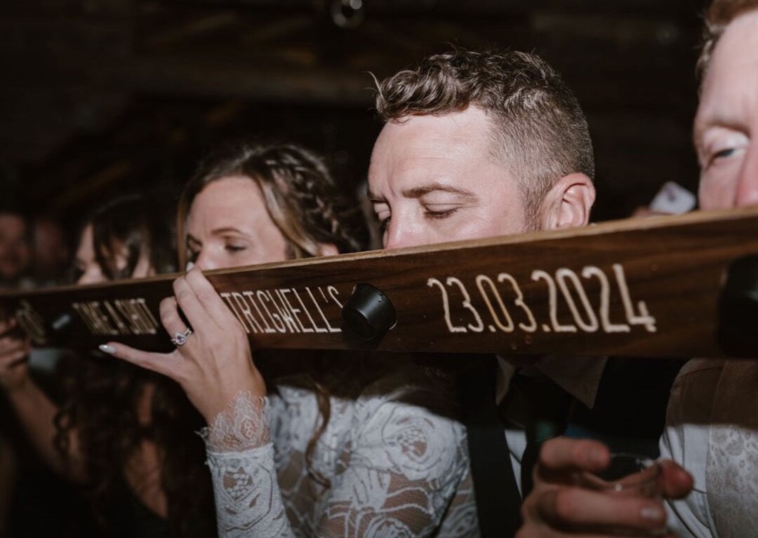 Customizable Wooden Shotski - Unique Bar Accessory for Ski Enthusiasts ...