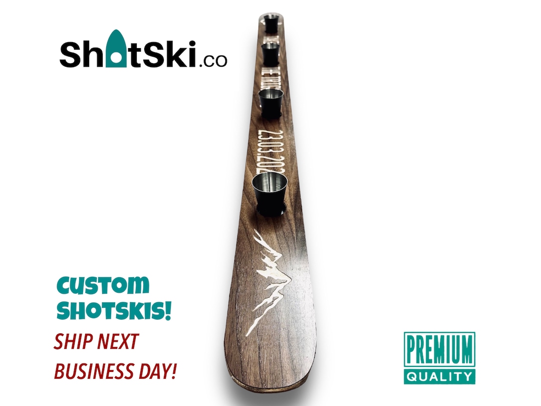 Rustic Ski Lodge Shotski - Ideal Gift for Apres-ski & Mountain Lovers ...