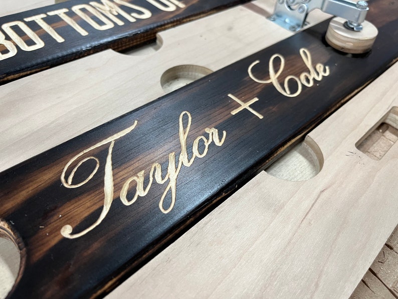 Unique Wedding Signing Board Personalized Shotski for Guest Messages - Etsy