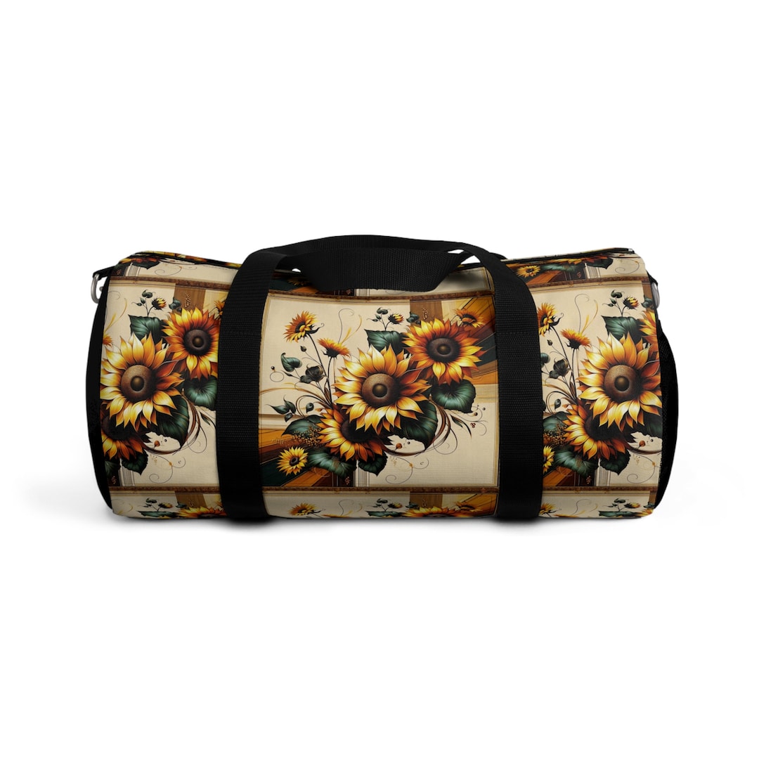 Travel Sunflower Duffel Bag - Etsy