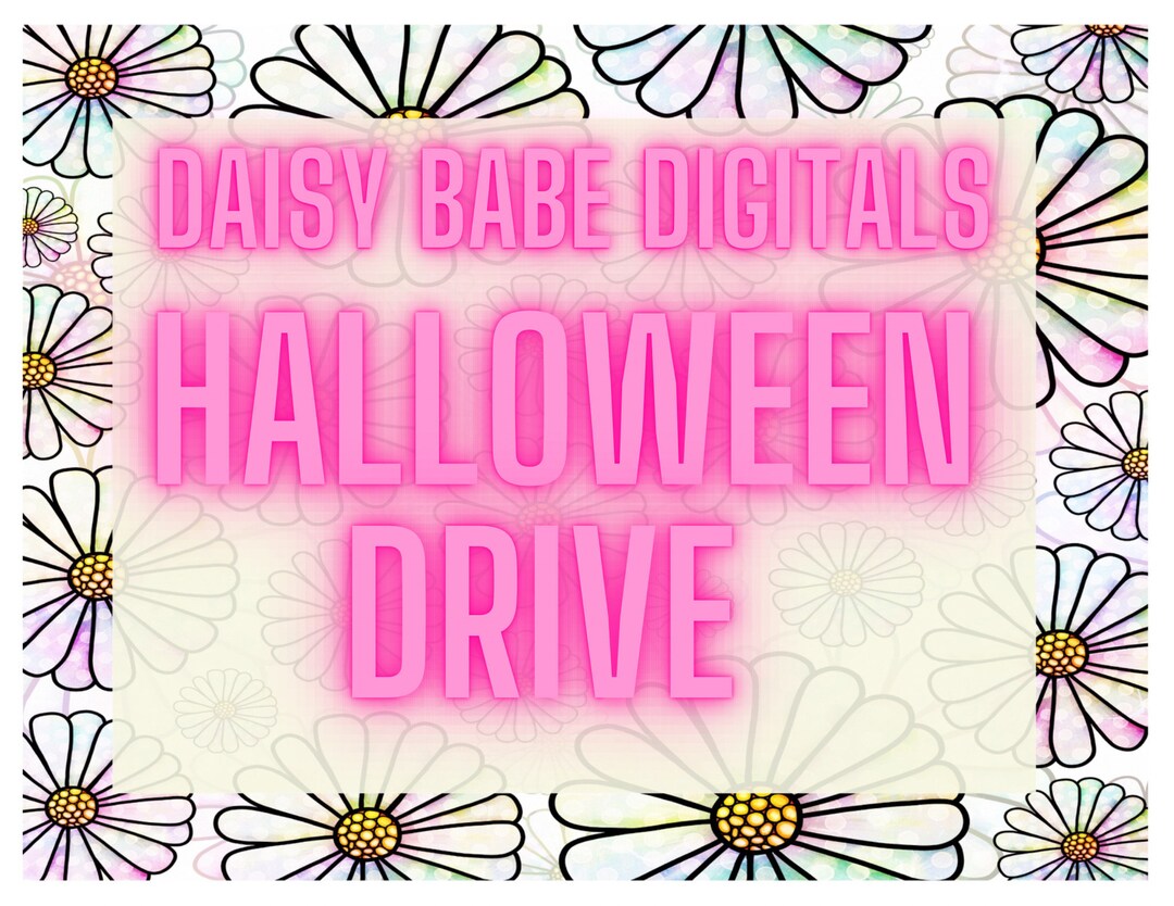Halloween Google Drive Bundle, PNG Designs - Etsy