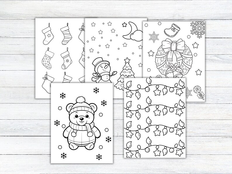 15 Christmas Coloring Pages, Christmas Printable, Christmas Printables ...