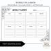 Weekly Planner Printable, Week at a Glance, Planner Pdf - Etsy