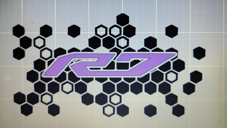 Reflective Yamaha R7 Decal - Etsy