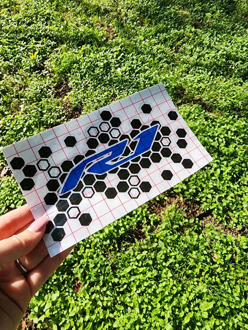 Reflective Yamaha R1 Decal - Etsy