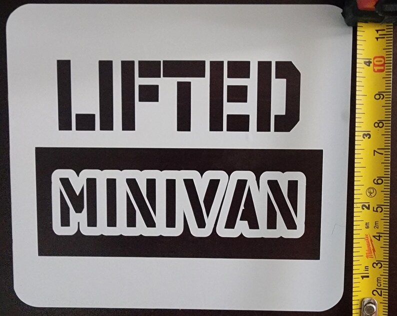 Lifted Mini Van Decal - Etsy