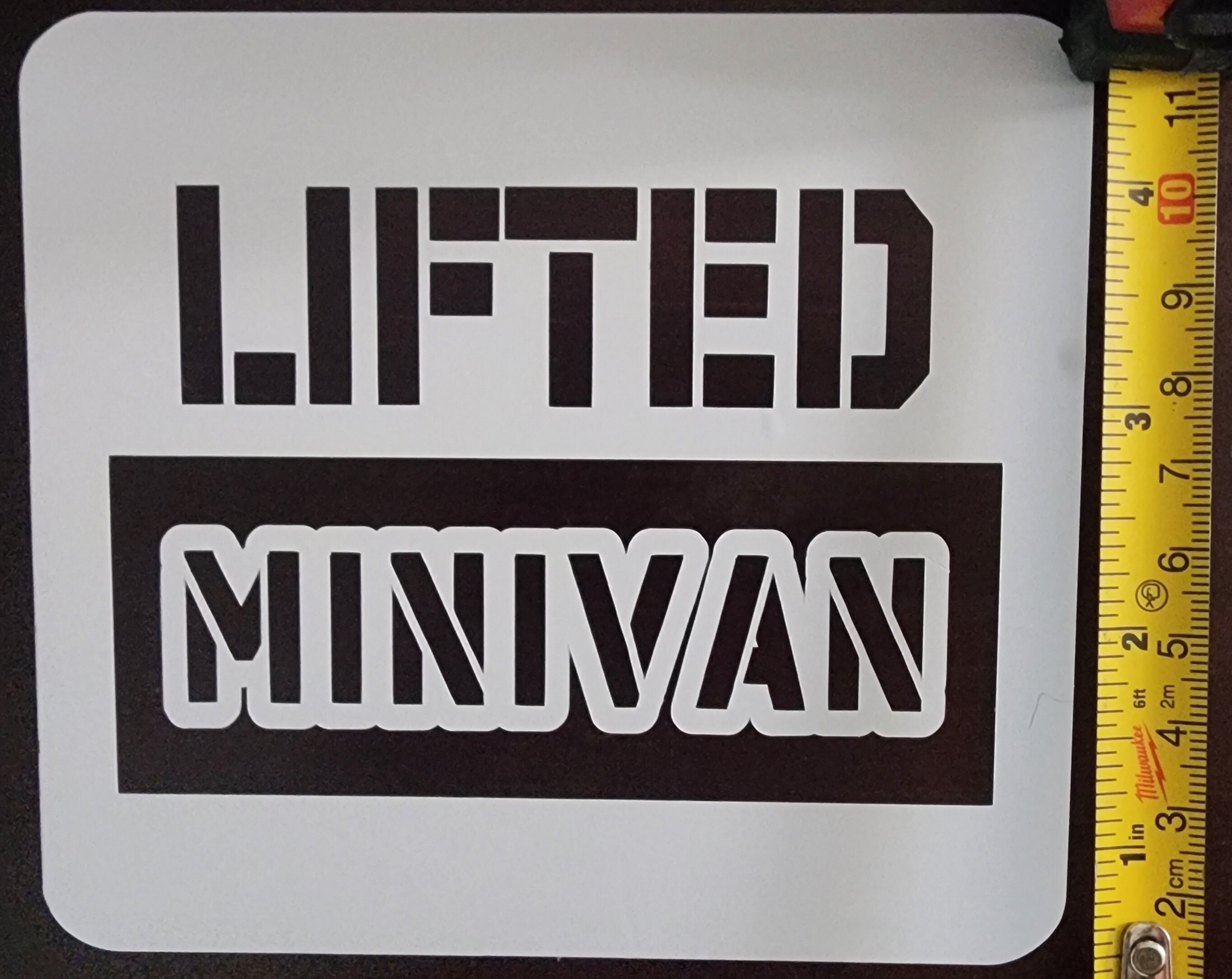 Lifted Mini Van Decal - Etsy