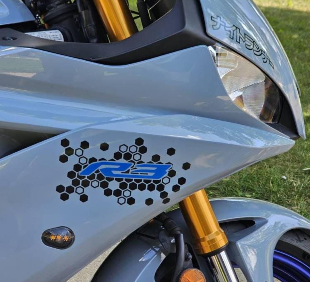 Reflective Yamaha R3 Decal - Etsy