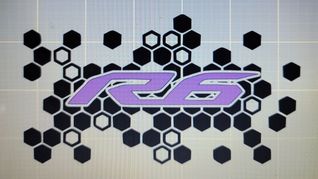 Reflective Yamaha R6 Decal - Etsy