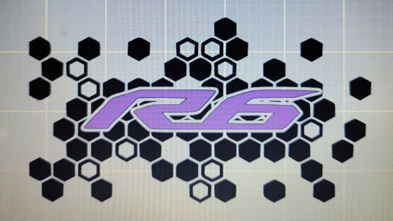 Reflective Yamaha R6 Decal - Etsy