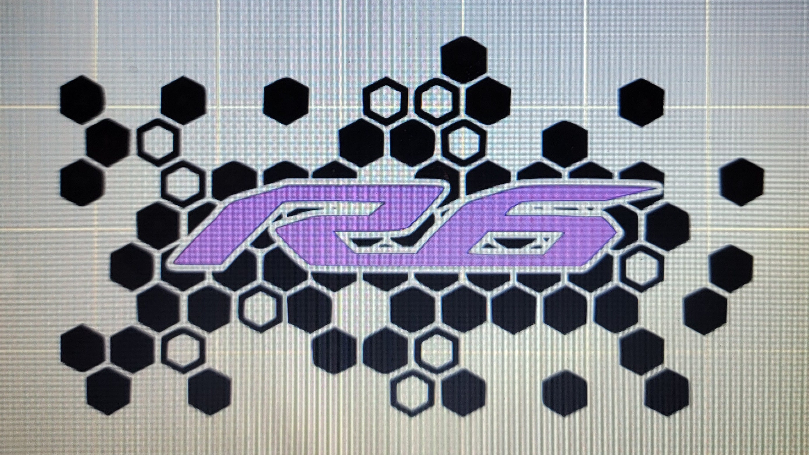 Reflective Yamaha R6 Decal - Etsy