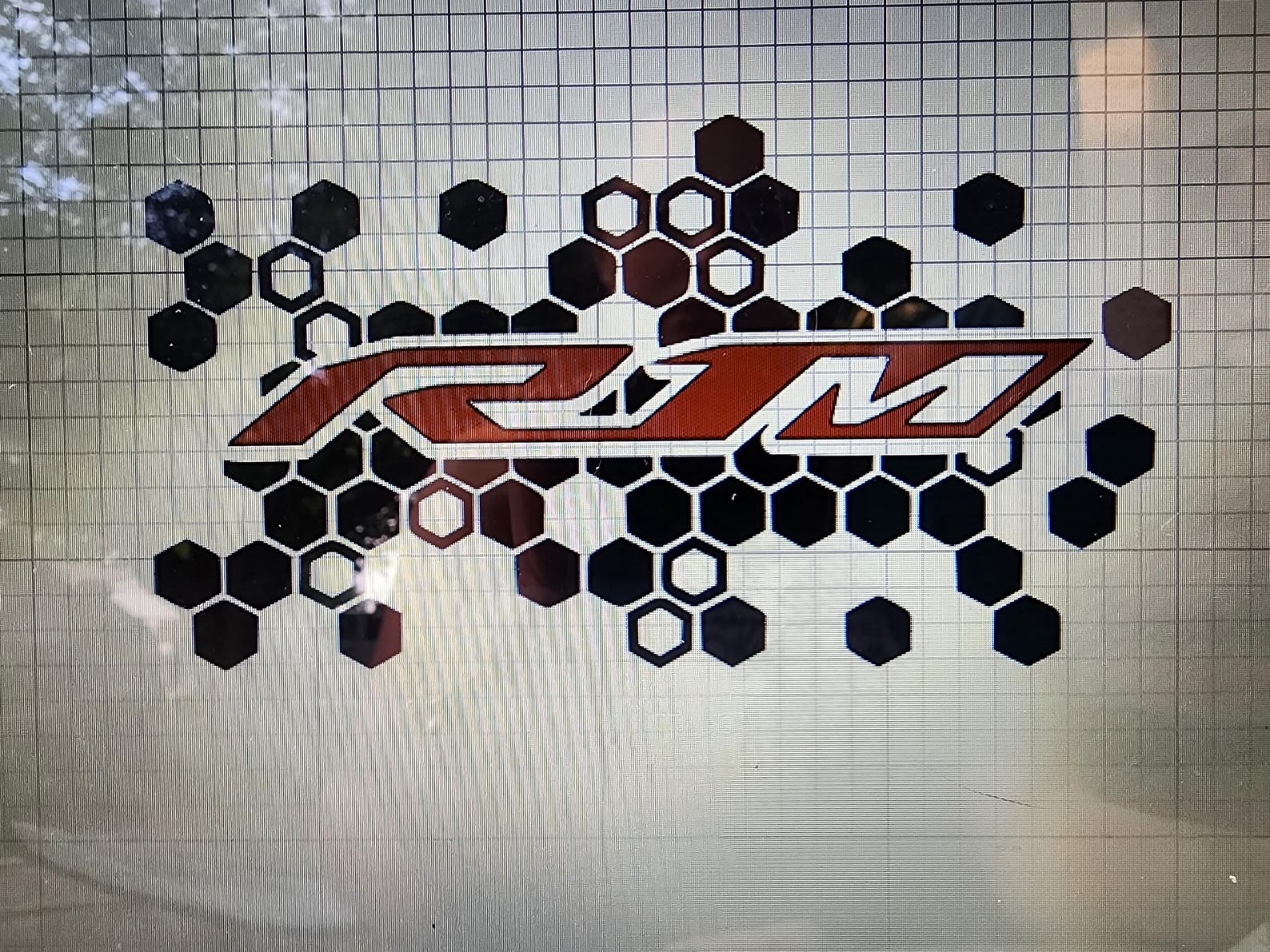 Reflective R1M Decal - Etsy