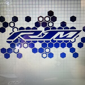 Reflective R1M Decal - Etsy