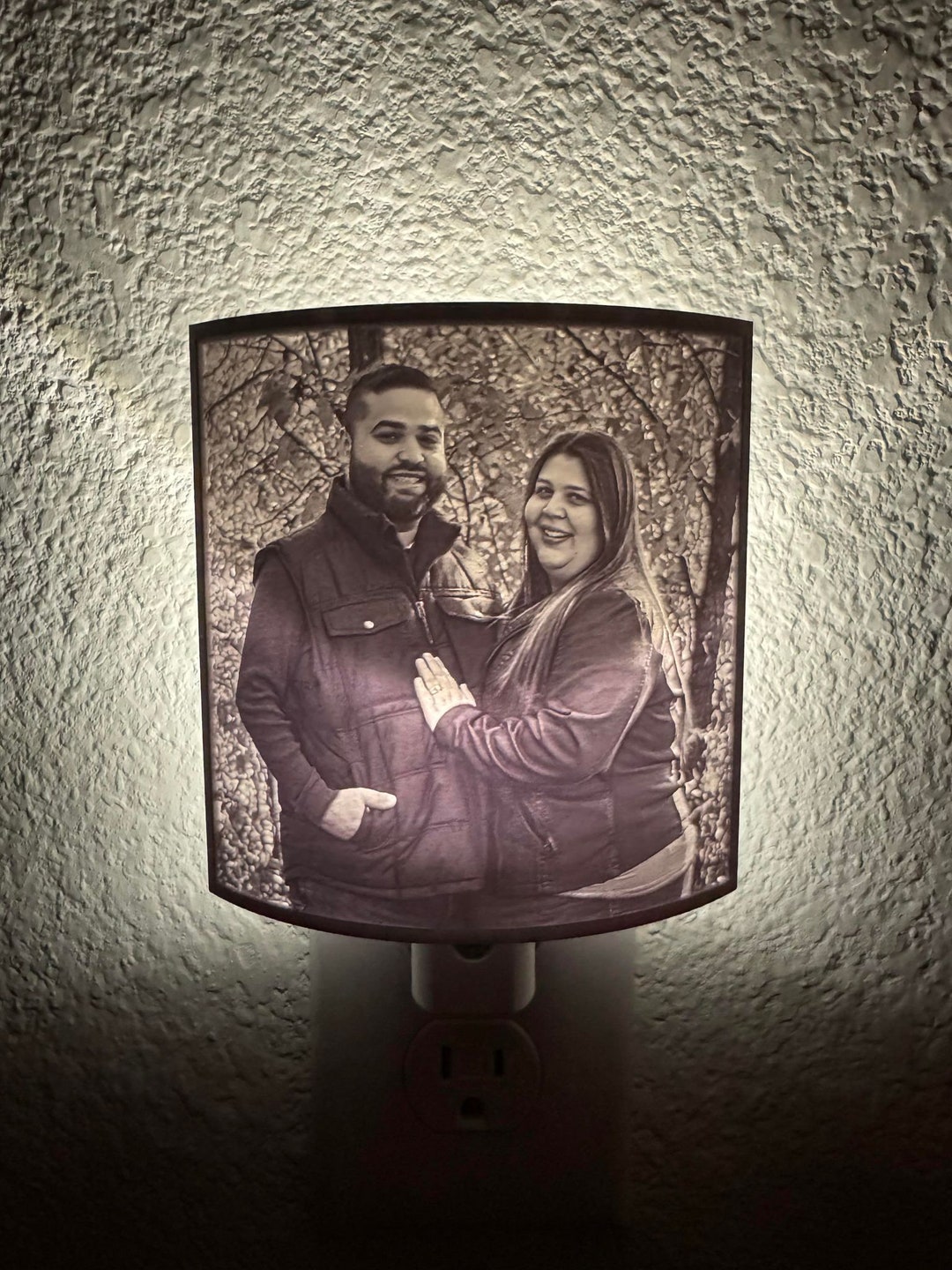 Personalized 3D Printed Lithophane Nightlight - Etsy