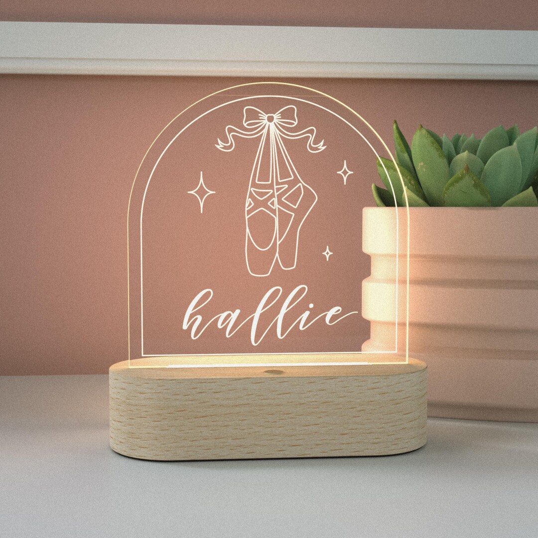 Personalized Dance Night Light: Custom LED Dancer Room Decor - Etsy