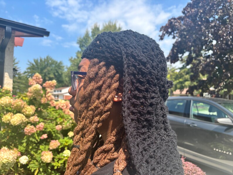 Hand-crocheted Durag/hair Wrap for Locs - Etsy