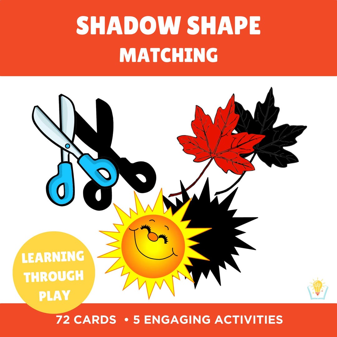 Shape Matching Preschool Activity - Shape Game, Prek Shapes ...