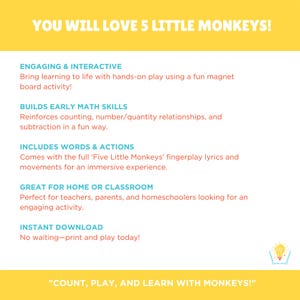 Five Little Monkeys Activity – Numbers 1-5, Zoo-themed, Jungle-themed ...