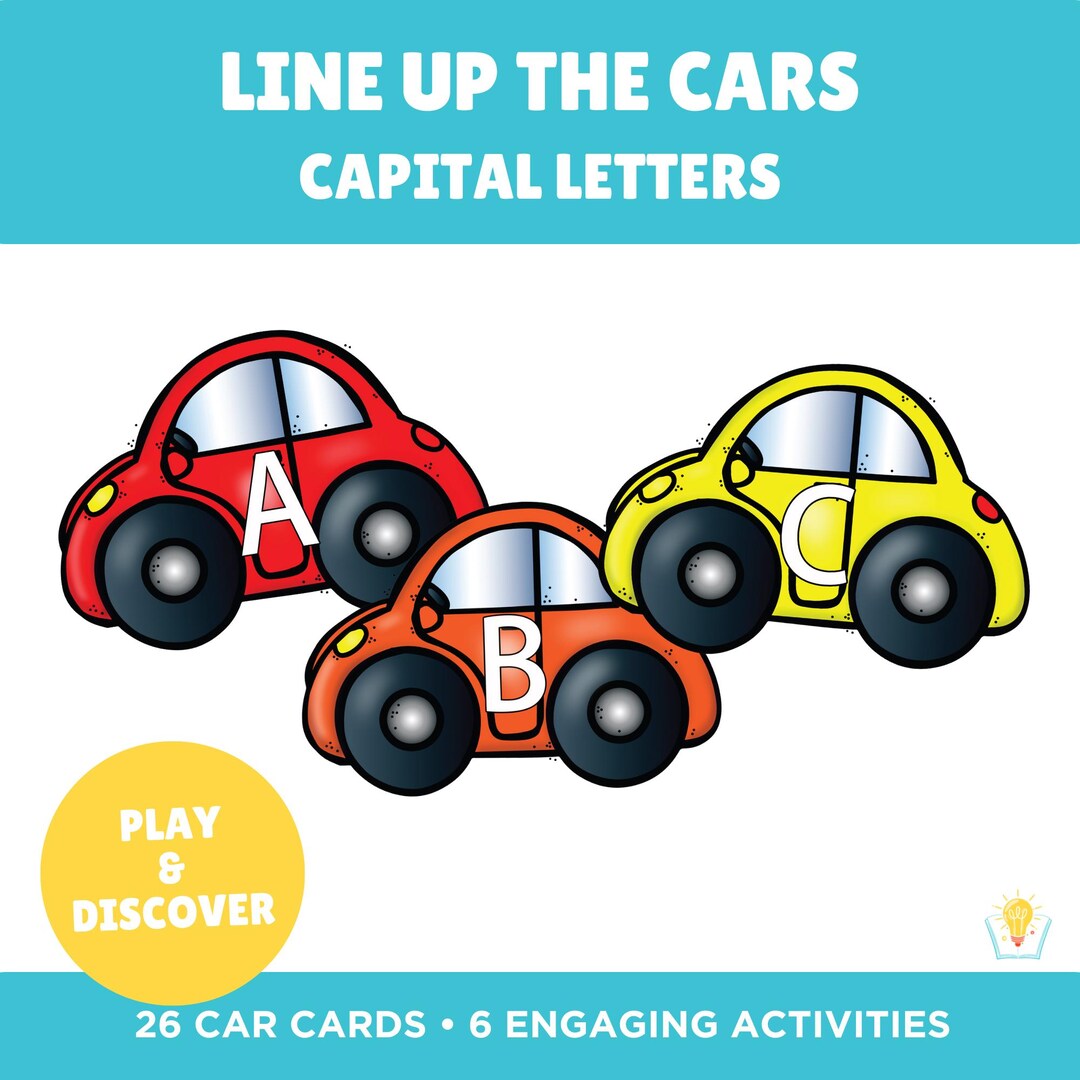Alphabet Car Letter Matching Game | Preschool Letters, Alphabet Game ...