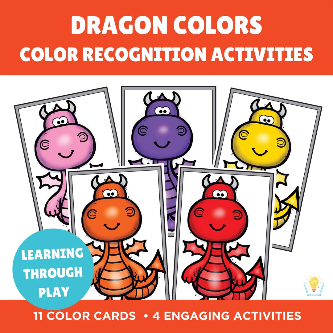 Dragon Colors, Preschool Colors, Montessori Colors, Learn Colors ...