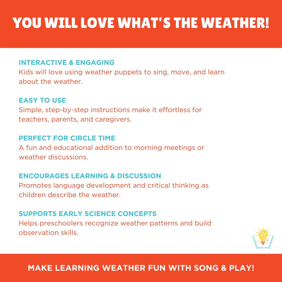 Weather Puppets & Music - Homeschooler Weather Printable, Montessori Ed ...